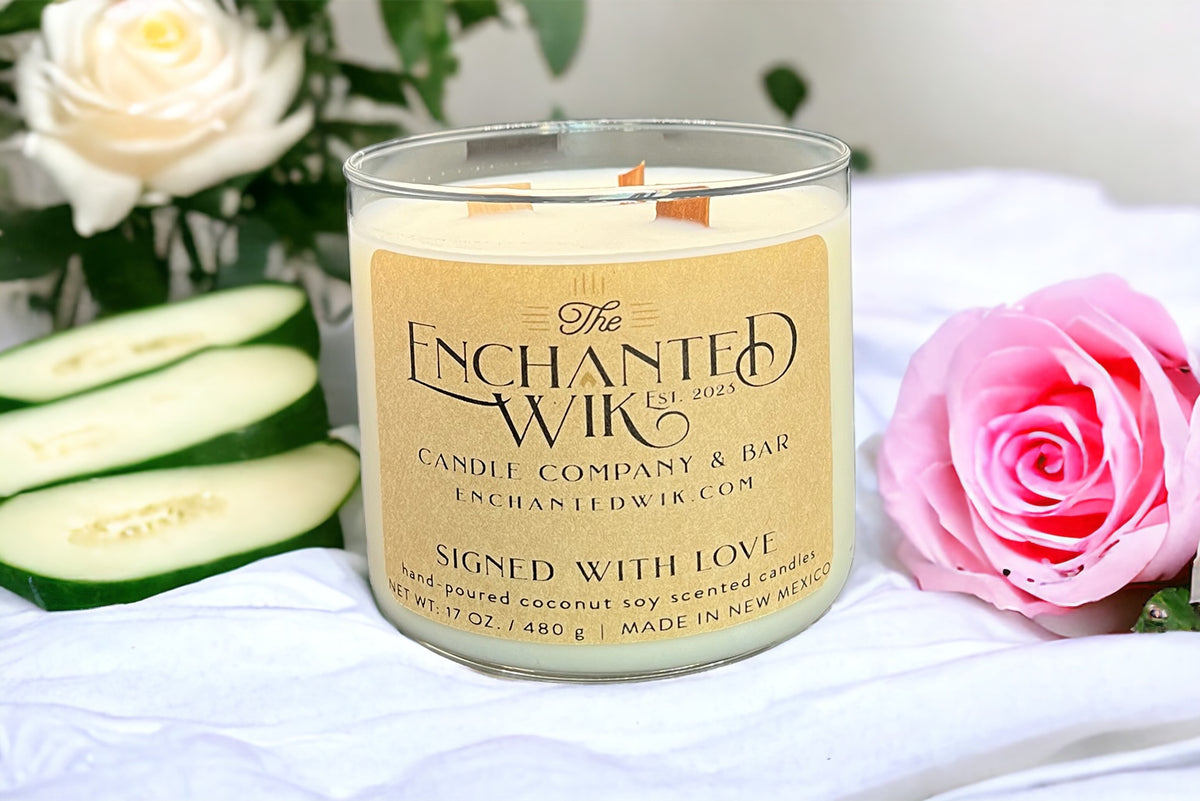 Signed With Love – Enchanted Wik Candle Co & Bar